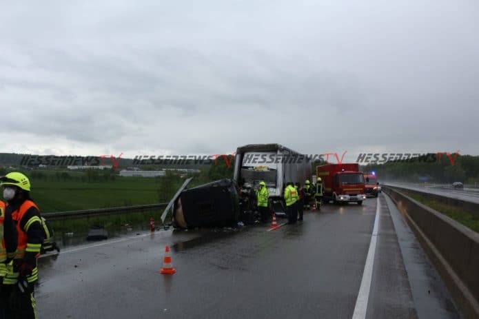 Erneuter LKW-Unfall auf der A44 – Hessennews TV