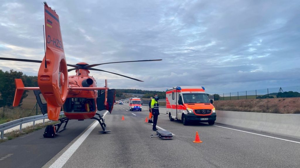 Unfall A49 Heutenull